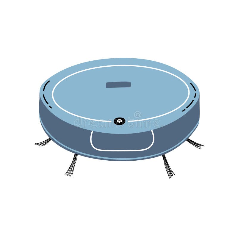 Robot Vacuum Icon. Doodle Simple Element Illustration. Robot Vacuum ...