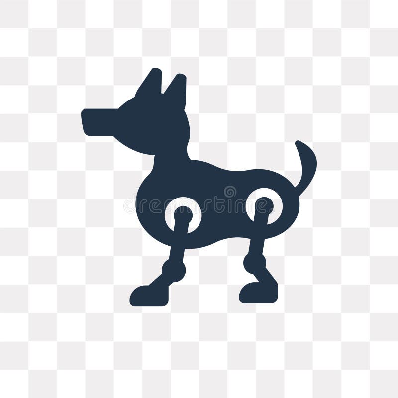 Robot Vector Icon Isolated on Transparent Background, Robot Tra Stock ...