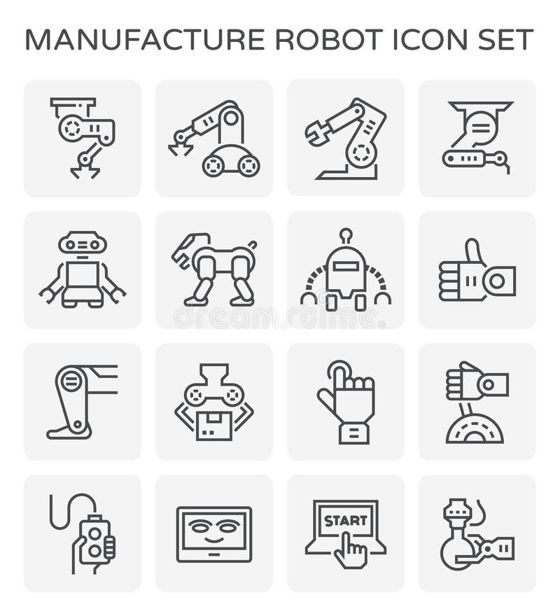 Robotpictogram vector illustratie. Illustration of bewerkbaar - 189869783