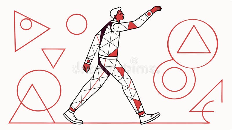 Robot Walking Pose, Futuristic Technology Illustration Vector Design ...
