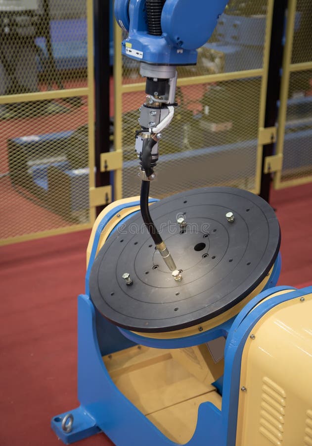 Robot welding arm stock image. Image of factory, hardware - 147878197
