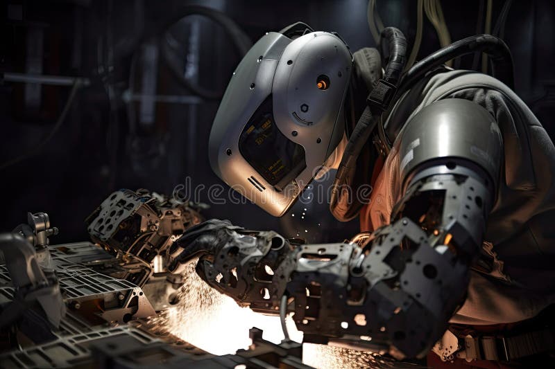 Robot Welding Components for Spacecraft, with Parts Floating in Zero ... Robot Welding Components for Spacecraft, with Parts Floating in Zero ...