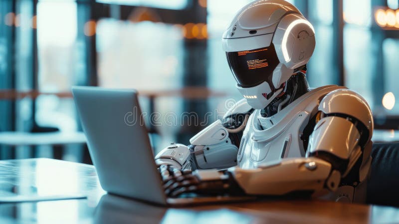 Robot Future Assistant Stock Illustrations – 17,183 Robot Future ...