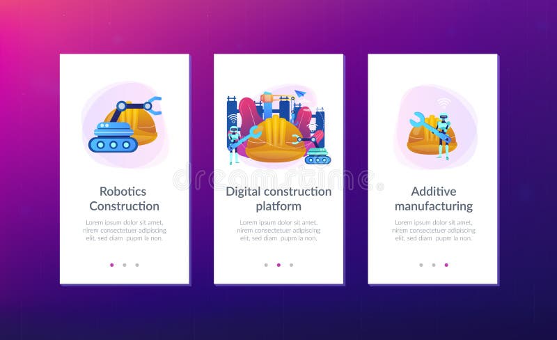 Robotics Construction Abstract Concept Vector Illustration. Stock Vector - Illustration of flat ...