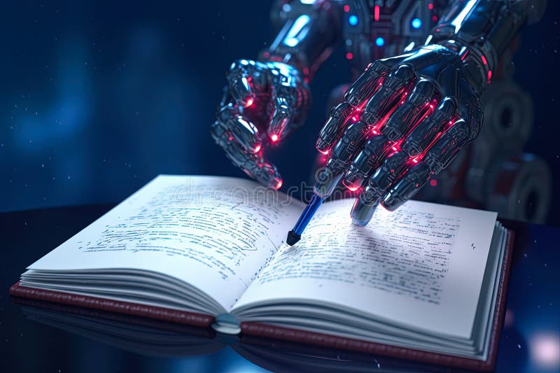 Artificial Intelligence Writing Stock Illustrations – 1,893 Artificial ...