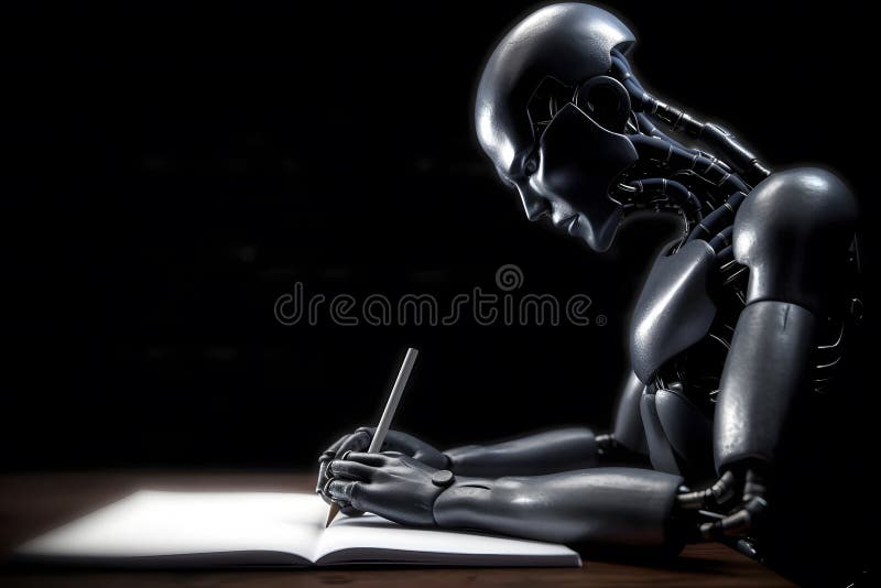 Ai Robot Writer Stock Illustrations – 104 Ai Robot Writer Stock ...