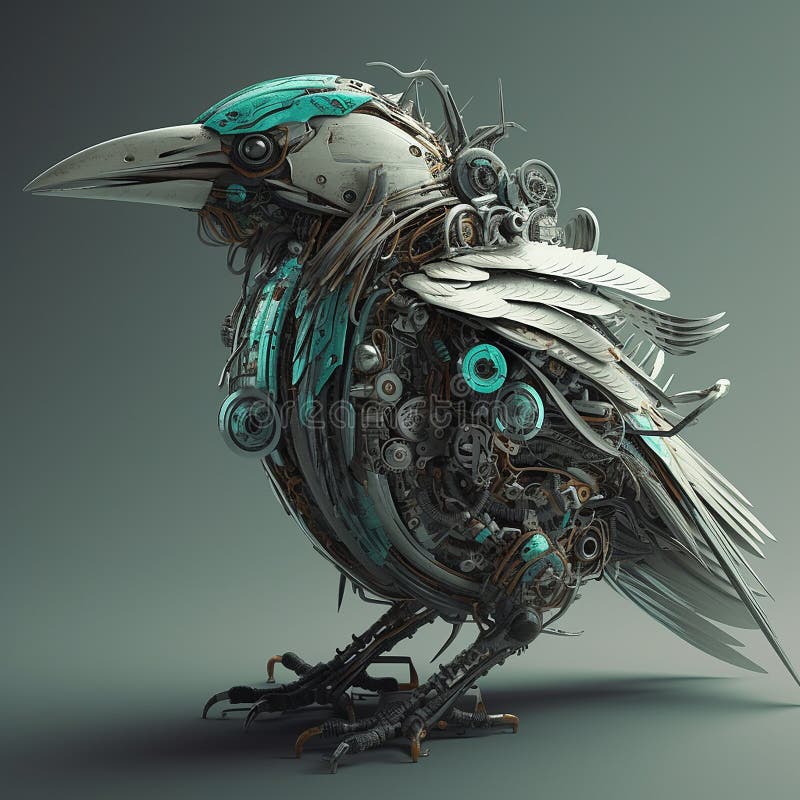 Robotic Crow Stock Illustrations – 54 Robotic Crow Stock Illustrations ...