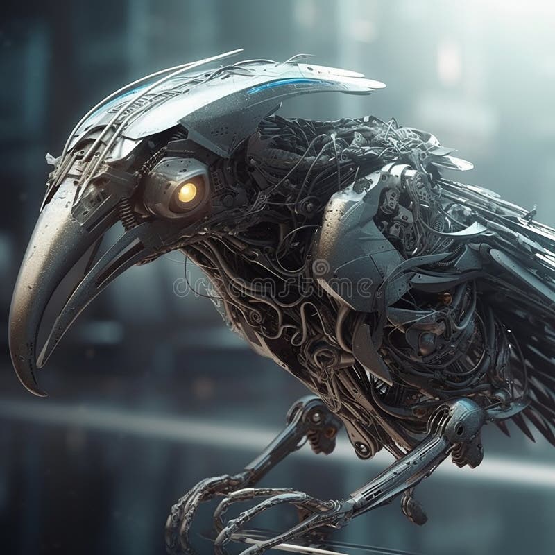 Robotic Crow Stock Illustrations – 95 Robotic Crow Stock Illustrations ...