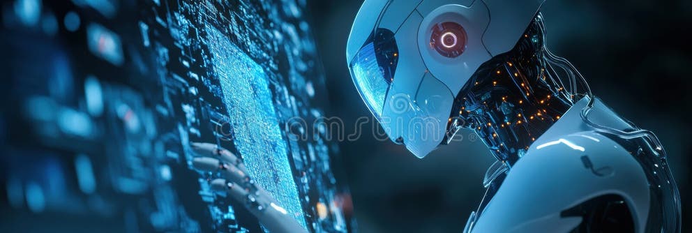 Robotic AI Tutor Engages with Student Using Holographic Interface in ...