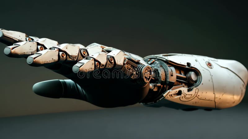 Advanced Android Robot Hand, a Marvel of Futuristic Technology, Ai ...