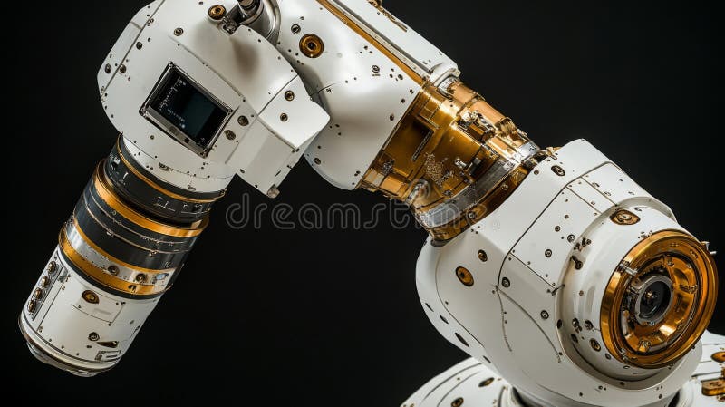 Robotic Arm with Advanced Camera Technology Stock Illustration ...