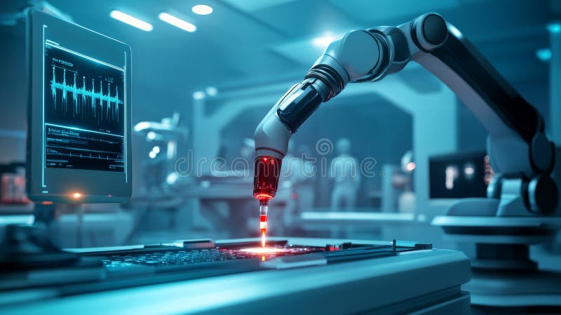 Robotic Arm Analyzes Blood Samples and Displays Results in Advanced Lab ...