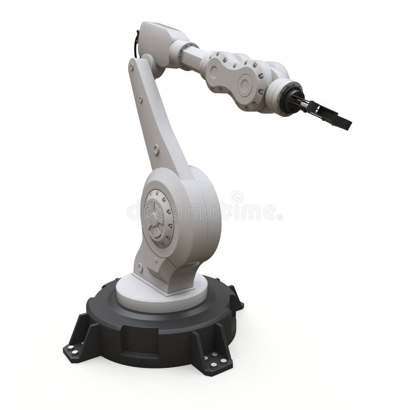 Robotic Arm for Any Work in a Factory or Production. Mechatronic ...
