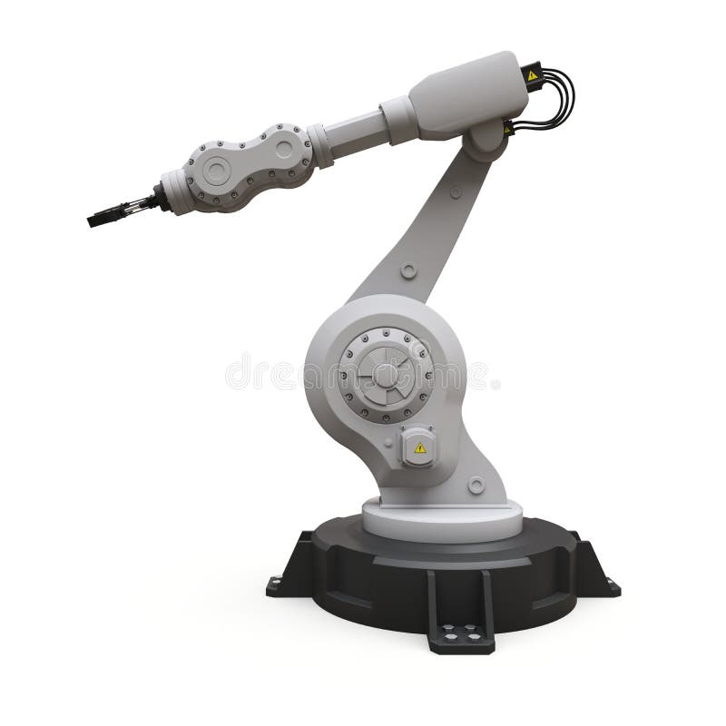 Robotic Arm for Any Work in a Factory or Production. Mechatronic ...