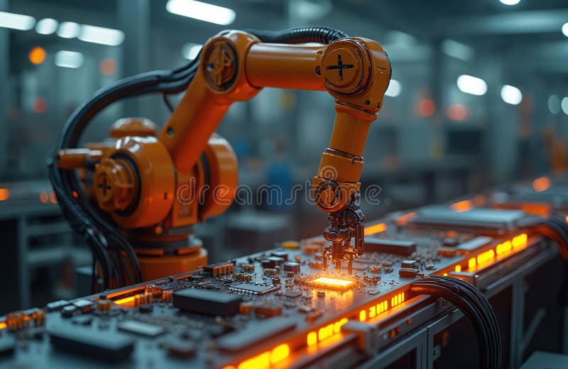Electronic Assembly Line Stock Illustrations – 7,664 Electronic ...