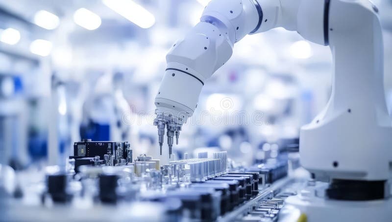 Robotic Arm in Automated Factory Setting Enhancing Precision and ...