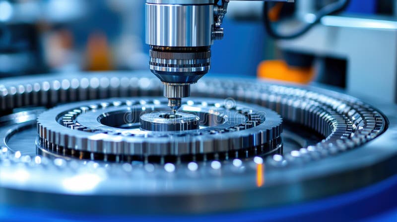 A Robotic Arm Conducts a Hightech Inspection on a Machined Part ...