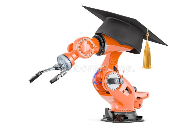 Robot Graduate 3d Stock Illustrations – 47 Robot Graduate 3d Stock ...