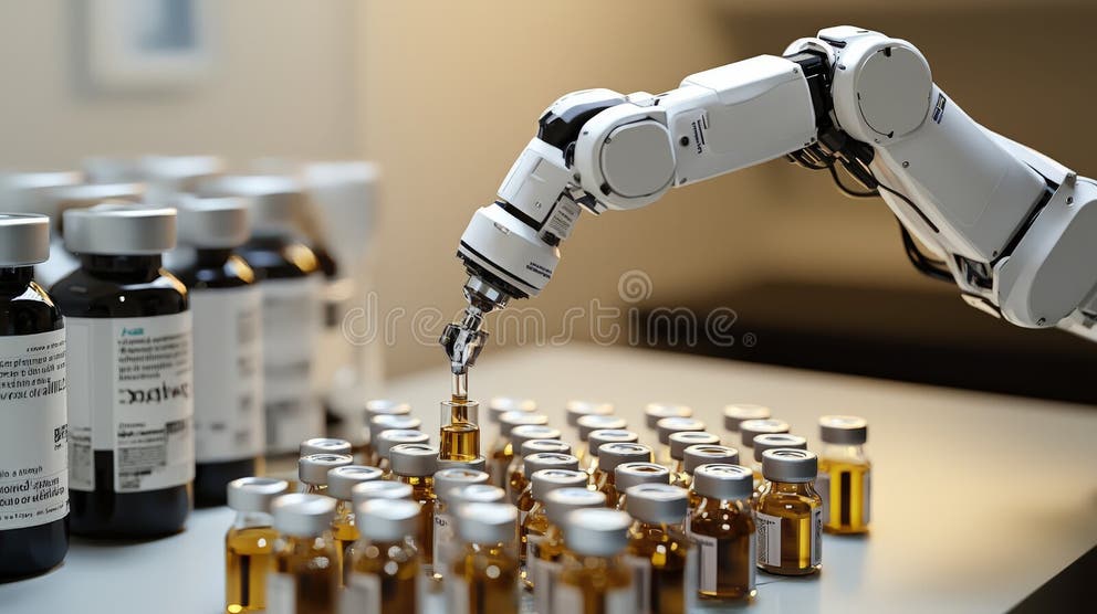 A Robotic Arm Efficiently Handles Multiple Vials in a Modern Laboratory ...
