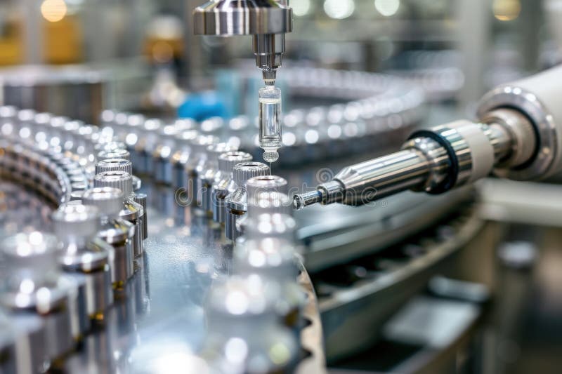 Robotic Arm Skillfully Manipulating Glass Vials in Modern Laboratory ...