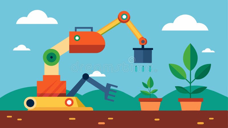 A Robotic Arm Fitted with a Nutrient Sensor Analyzing the Composition ...