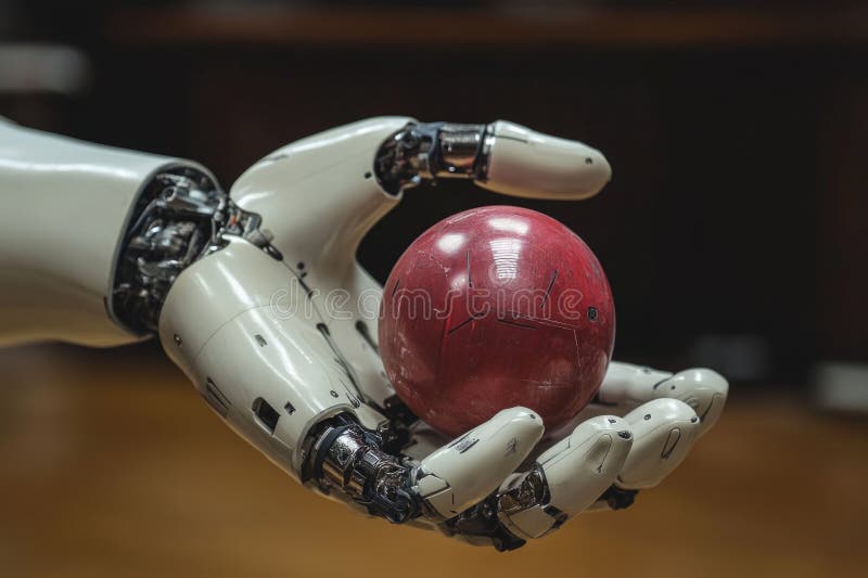Robotic Arm Gently Holds a Sphere, Showcasing the Advancements in ...