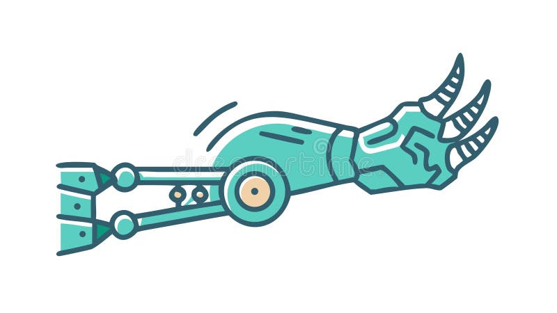 Robotic Arm Hand, Advanced Technology Bionics, Vector Design Generative ...