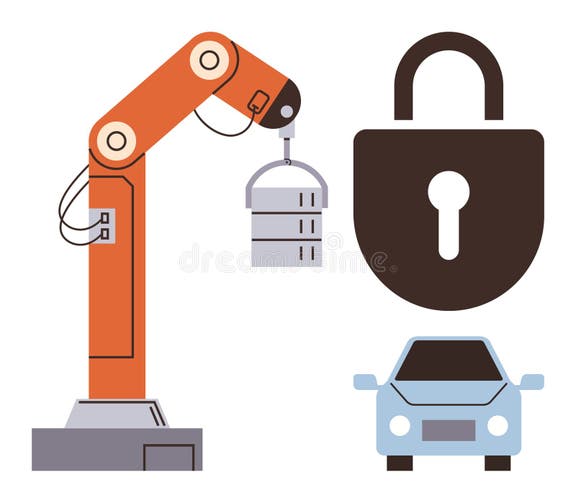 Robotic Arm Handling Data with Cybersecurity and Automotive Technology ...