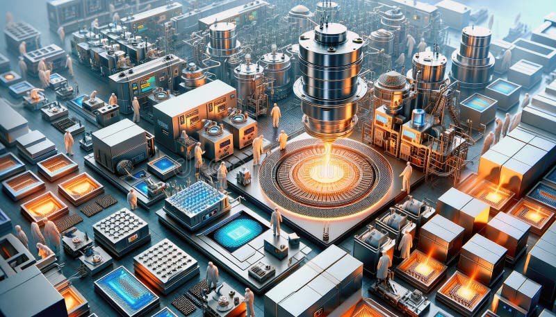 Robotic Arm Handling Silicon Wafer with Precision and Efficiency Speed ...