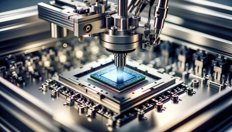 Robotic Arm Handling Silicon Wafer with Precision and Efficiency Speed ...