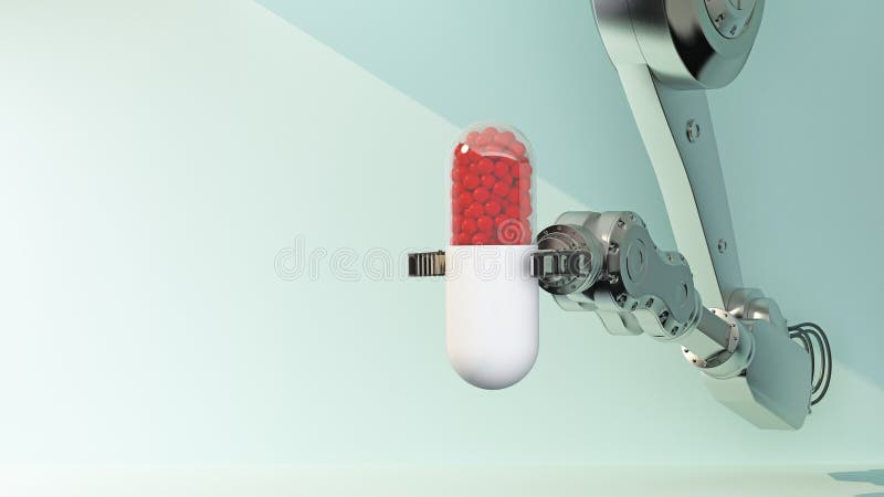 Medical Pill Robot Stock Illustrations – 177 Medical Pill Robot Stock ...
