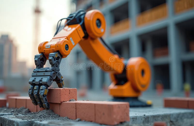 Tech Robot Building Structure Stock Illustrations – 202 Tech Robot ...