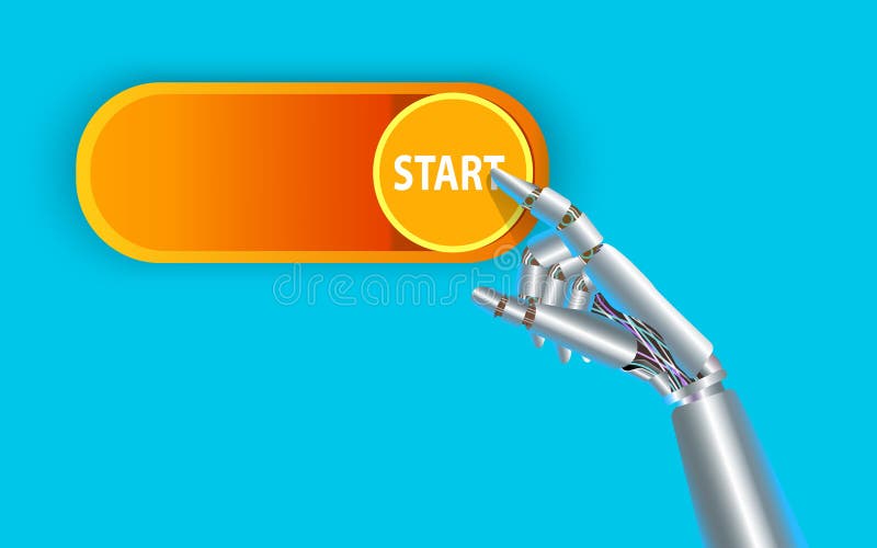 Robotic Arm Looks Like a Human Hand, Cybernetic Creature with ...