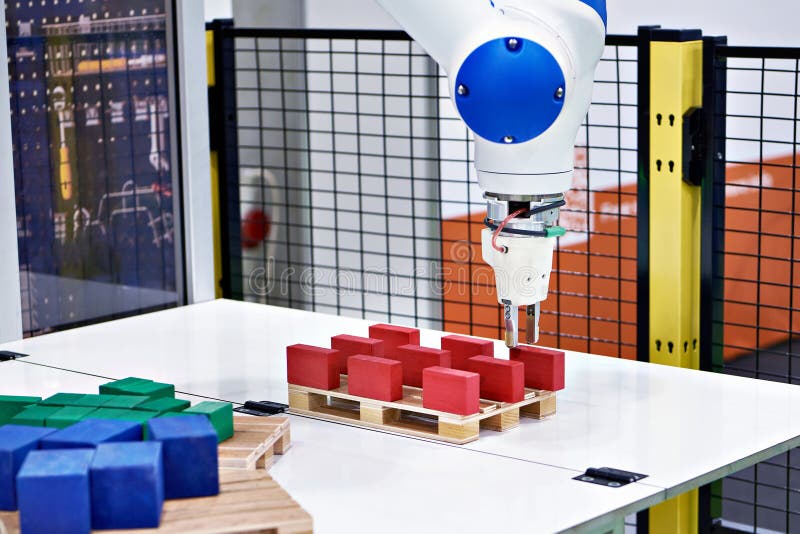 Robotic arm manipulator stock photo. Image of future - 341137348