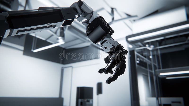 Robotic Arm in a Manufacturing Plant Equipped with Computer Vision ...