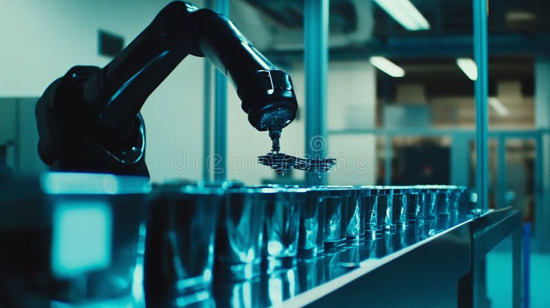 Robotic Arm in Manufacturing Plant Using Computer Vision To Precisely ...
