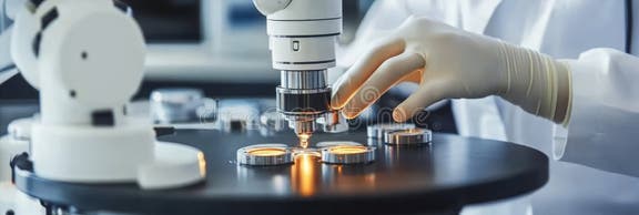 Robotic Arm and Microscope in Laboratory Setting Precise Experiments ...