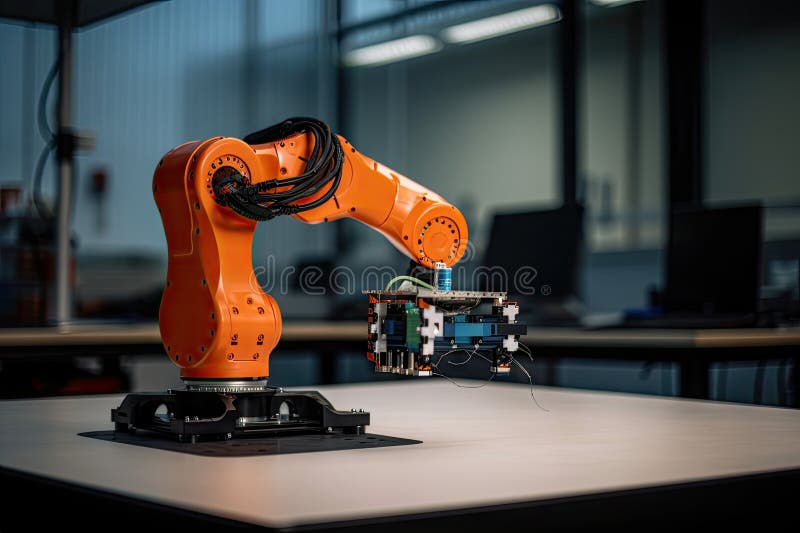 Robotic Arm Performing Delicate , with Built-in Sensors and Safety ...