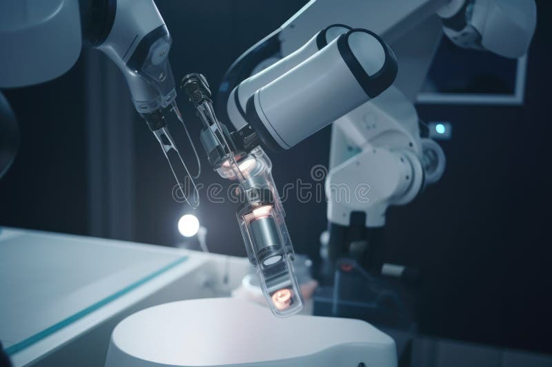 Robotic Arm Performing Precise Medical Procedure, with View of ... Robotic Arm Performing Precise Medical Procedure, with View of ...