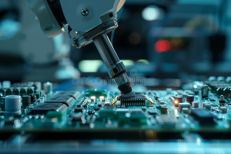 Robotic Arm Performing Precise Operations on an Electronic Circuit ... Robotic Arm Performing Precise Operations on an Electronic Circuit ...