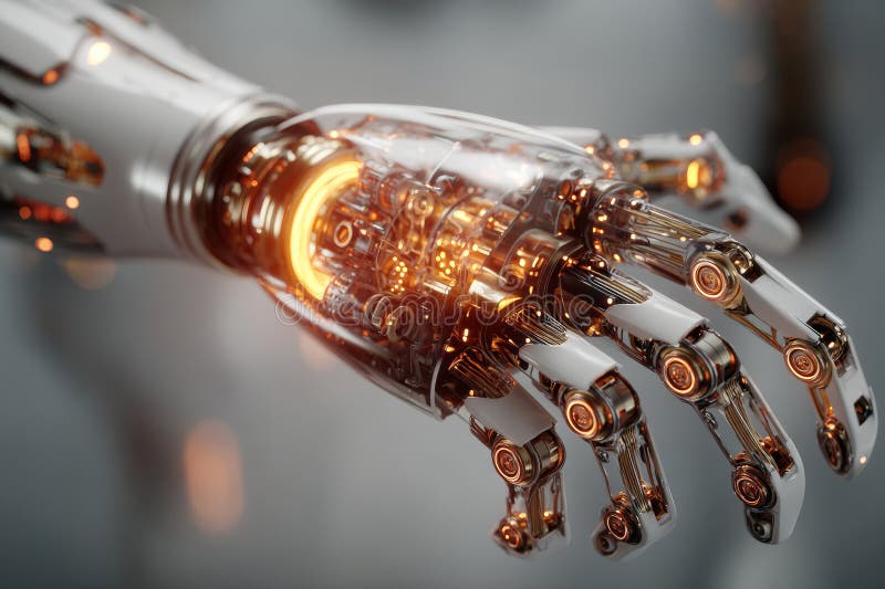 A Robotic Arm Performs Precise Assembly of a Mechanical Part with ...