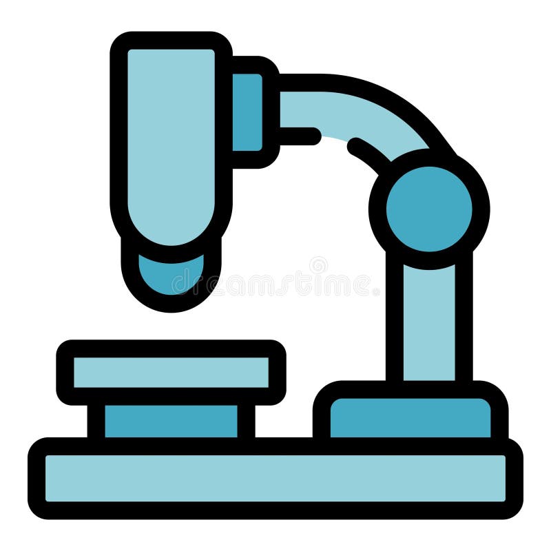 Robotic Arm Picking Up Object in Factory Setting Icon Stock ...