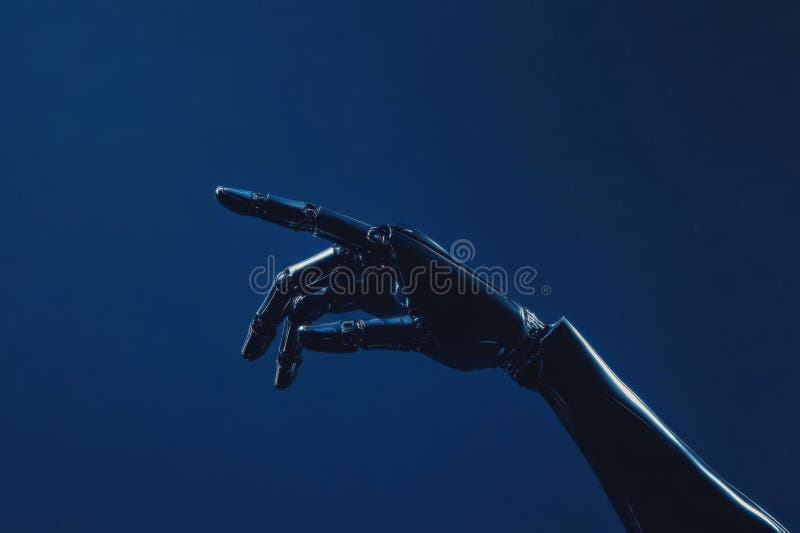 Future Technology, Robotic Arm, Robotic Arm Holding a Green Earth ...