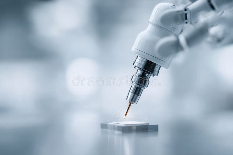 Robotic Arm Precisely Applying Fluid. Automation, Precision Engineering ...