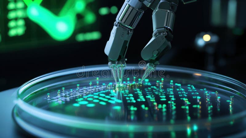 Advanced Robotic Arm Data Driven Laboratory Stock Photos - Free ...