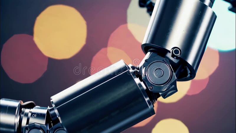 Robotic Arm in Precision stock video. Video of artificial - 376177657