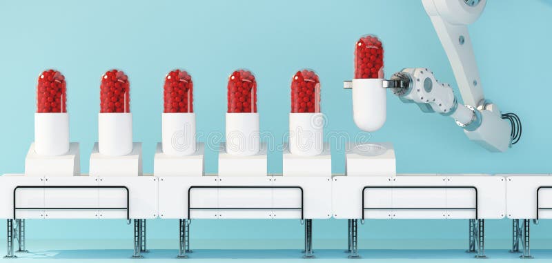 Medical Pill Robot Stock Illustrations – 177 Medical Pill Robot Stock ...