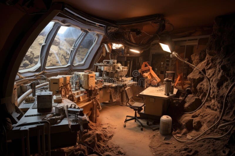 Mars Simulation Habitat Laboratory for Experiments Stock Image - Image ...