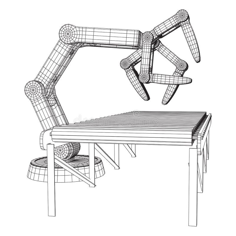 Wireframe Poly Arm Hand Stock Illustrations – 1,185 Wireframe Poly Arm ...