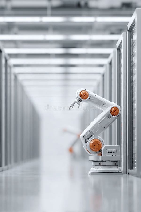 Future Technology, Robotic Arm, Robotic Arm Holding a Green Earth ...